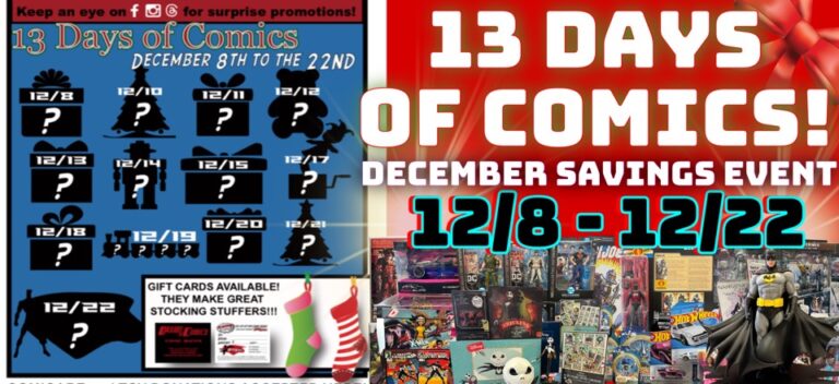 Drawn To Comics - Check Out Our 13 Days of Comics - Drawn to Comics